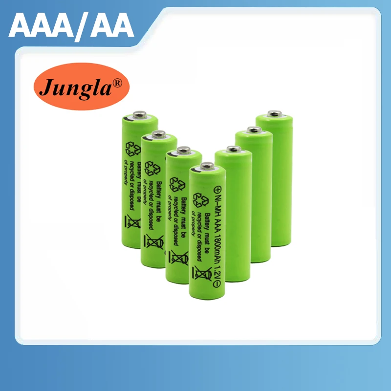 4~10PCS 100% Original AAA/AA 1800/3000MAH 1.2 V Quality rechargeable ...