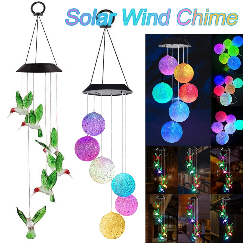 LED-Colorful-Solar-Power-Wind-Chime-Crystal-Hummingbird-Butterfly ...