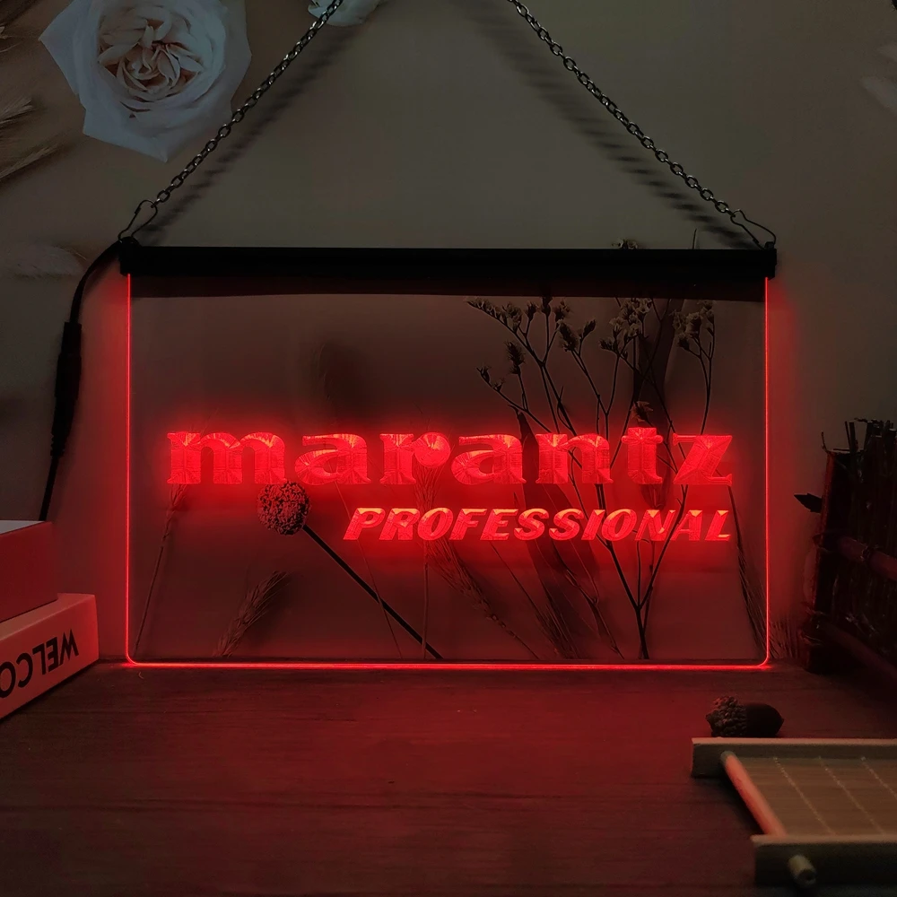 Marantz-Professional-Audio-Theater-LED-Neon-Sign-3D-Carving-Wall-Art ...