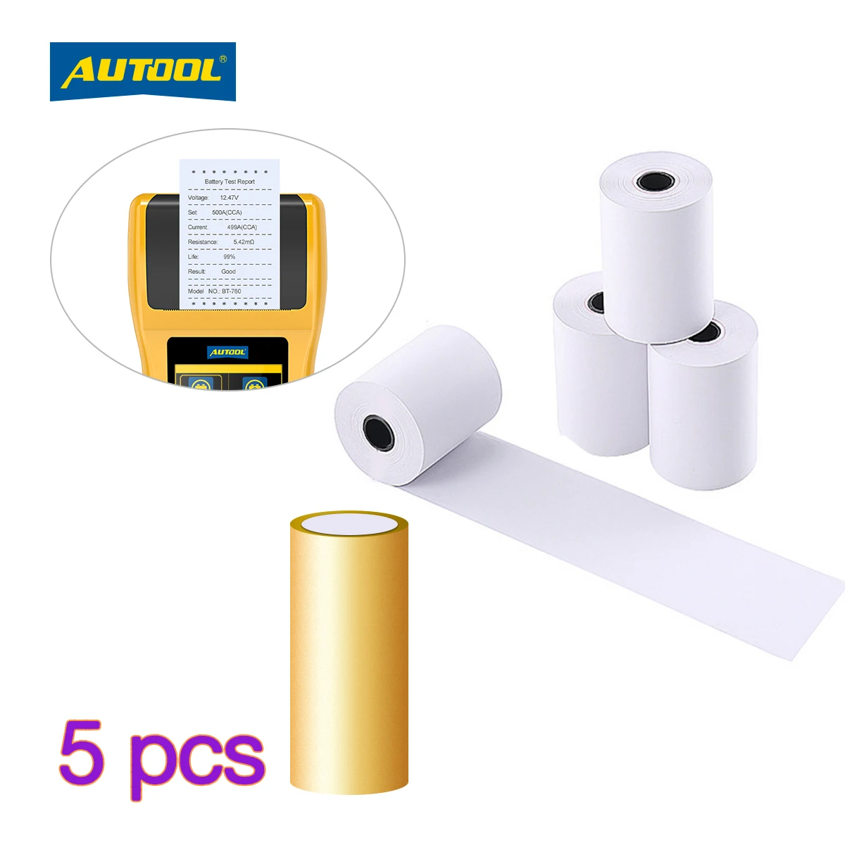 AUTOOL-Therma-Printer-Paper-5-Rolls-For-Battery-Tester-BT660-BT760 ...