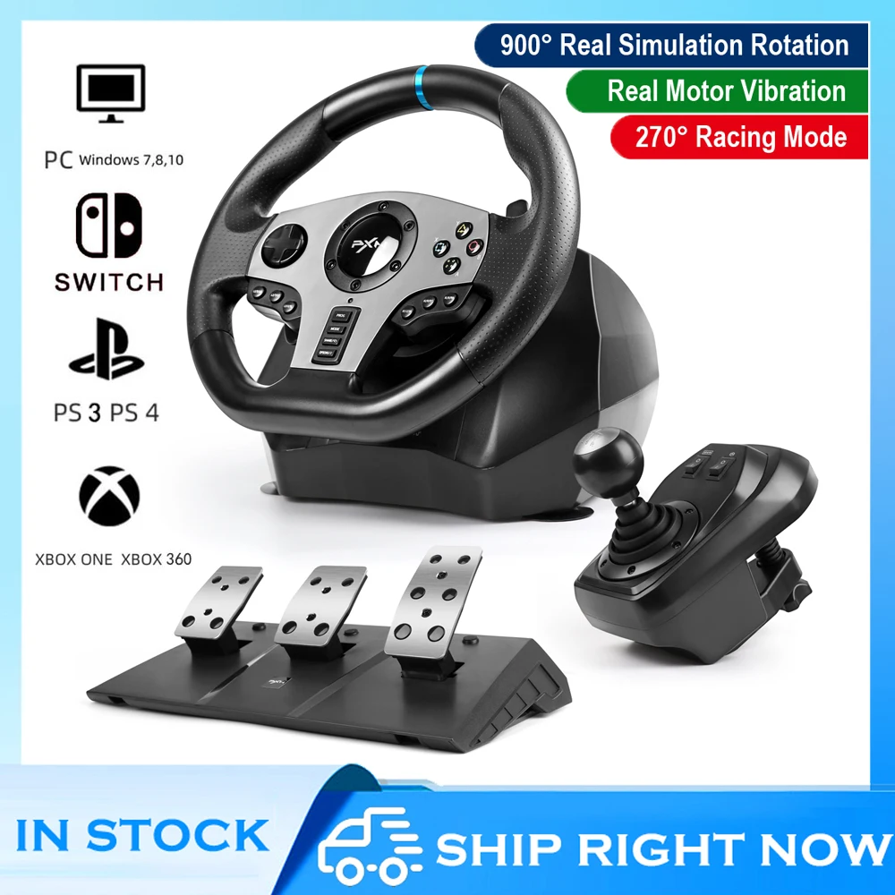 PXN-V9-Gaming-Gaming-Volante-Volante-Volante-de-Corrida-para-PC-PS4 ...