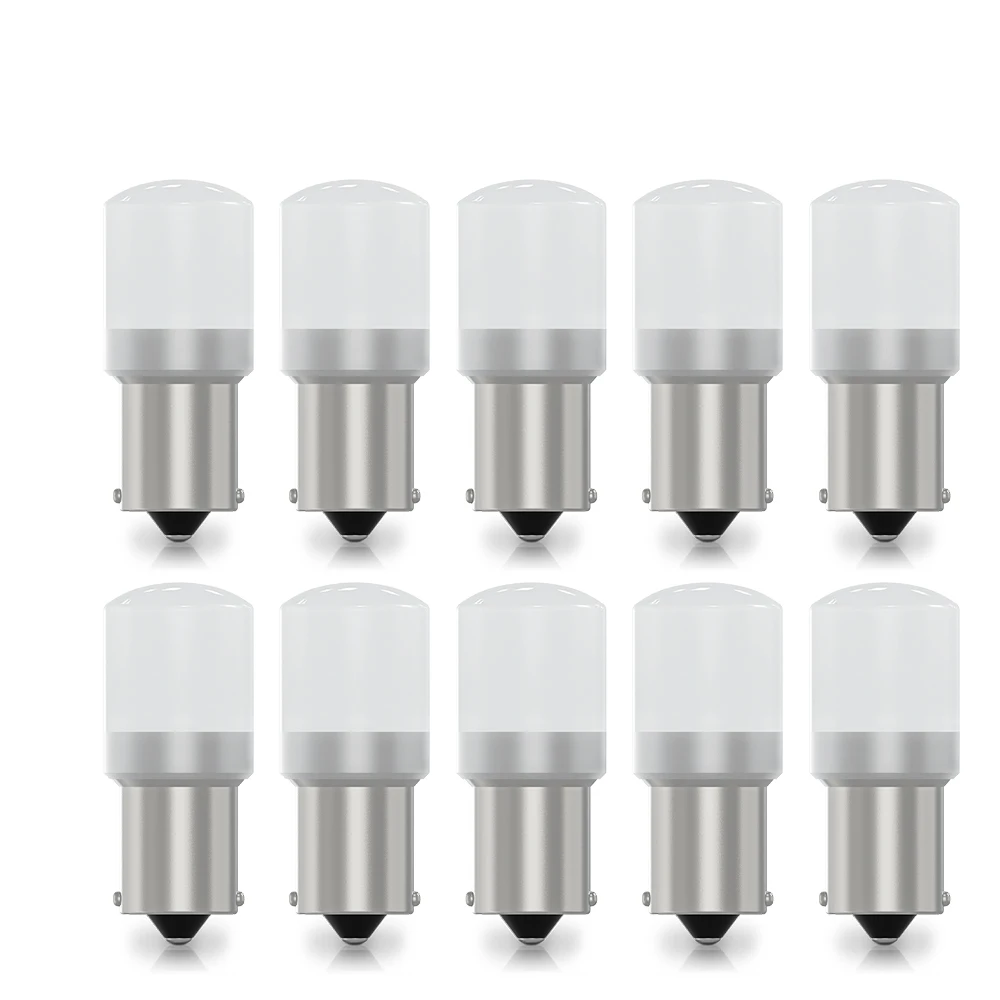 10pcs Canbus Led Bulbs 1156 Ba15s P21w 1157 Bay15d P21/5w Error Free Car Turn Signal Lights ...