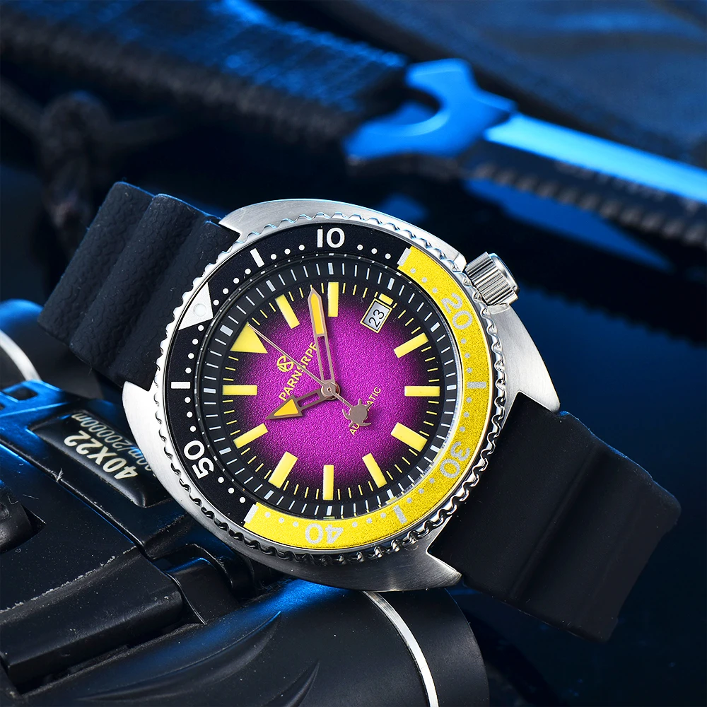 PARNSRPE Big Abalone Men's Automatic Mechanical Watch Japan NH35 ...