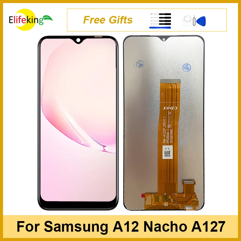 6.5" LCD For Samsung Galaxy A12 Nacho A127 LCD Screen A127F A127M A127U ...