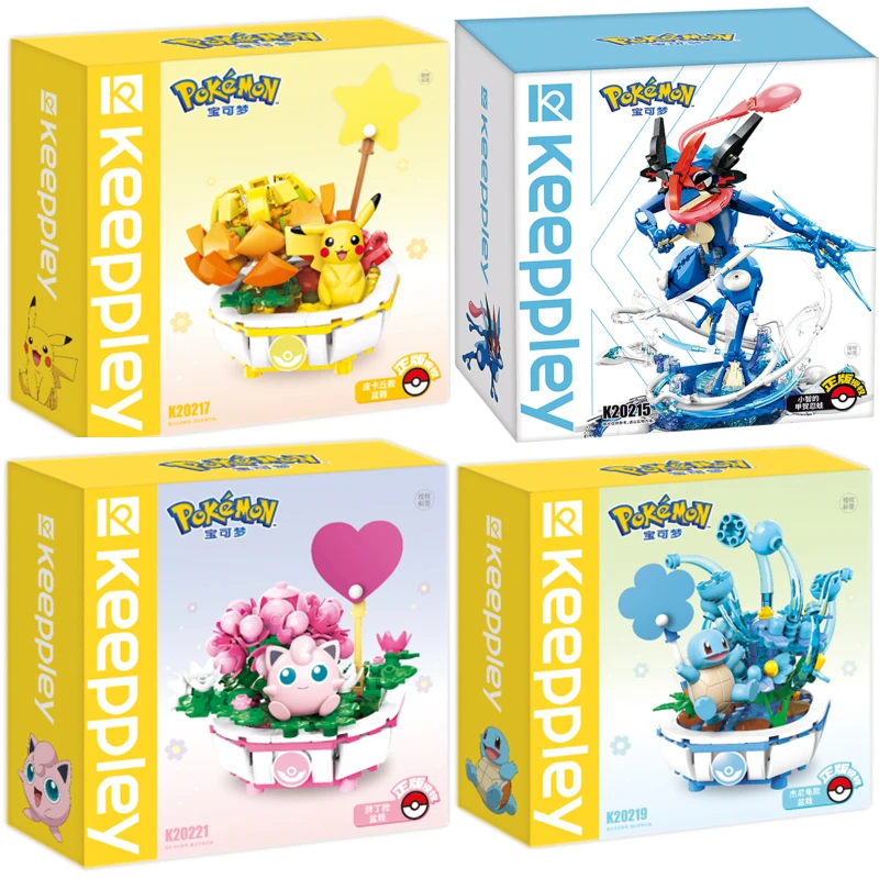 Keeppley-Pokemon-Building-Block-Pikachu-Charmander-Squirtle-Model-Toy ...
