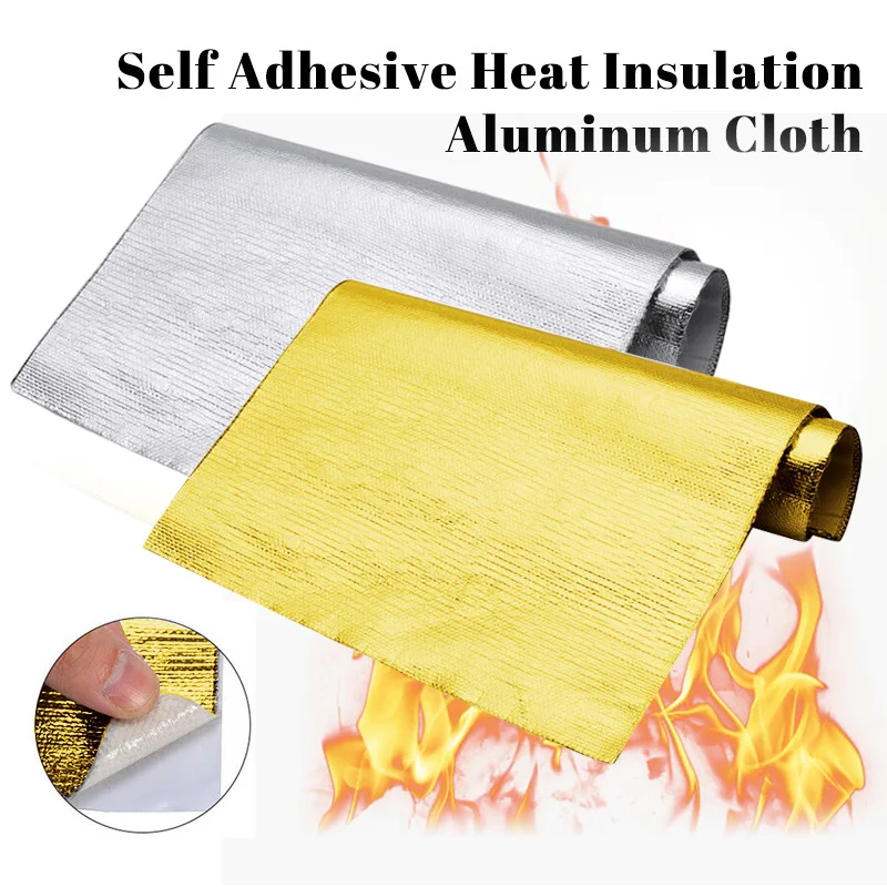 Car Heat Protection Film Fireproof Heat Insulation Mat Self-adhesive ...