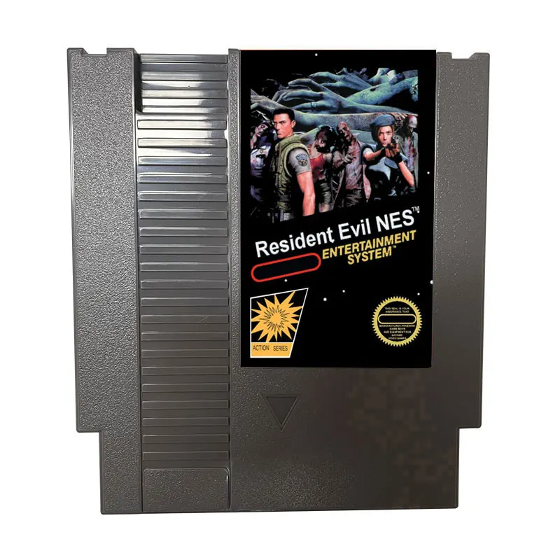 Resident-Evil-NES-72-pins-Game-Cartridge-For-8-Bit-NES-NTSC-and-PAl ...
