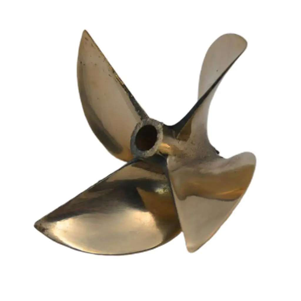 Boat Left Bronze Propeller 67mm Diameter for 6.35mm 1/4" Prop Shaft Boat