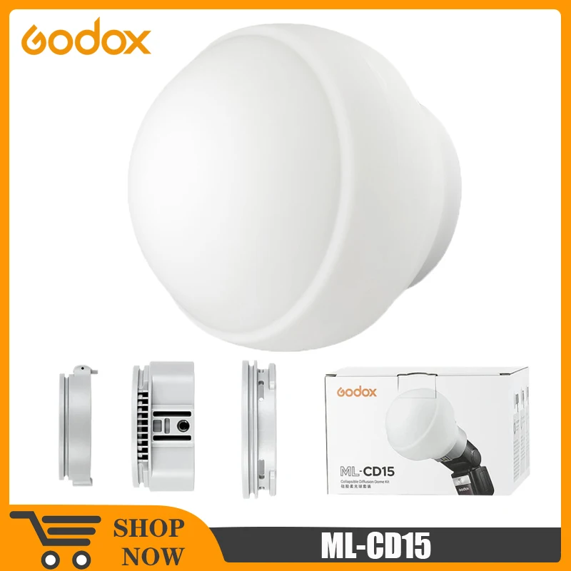 Godox ML-CD15 Diffusion Dome for Godox V1 AD100PRO AD200PRO V860III ...
