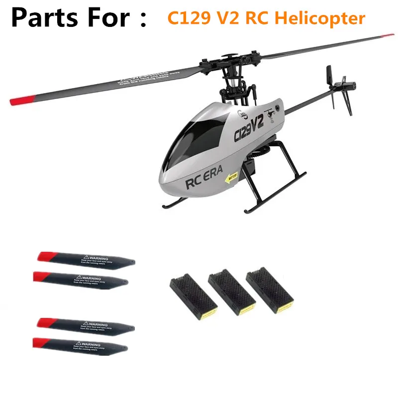 C129V2 Helicopter Battery Propeller Maple Leaf / C129 V2 Helicopter ...