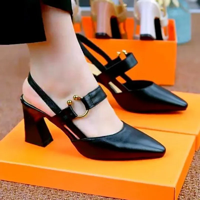 Sapatos-Femininas-Women-Cute-Pointed-Toe-Black-Hollow-Out-Spring-Summer ...