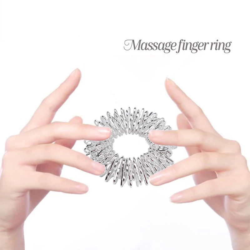 100pcs-Acupuncture-Ring-Stainless-Steel-Finger-Massage-Rings-Hand-Blood ...