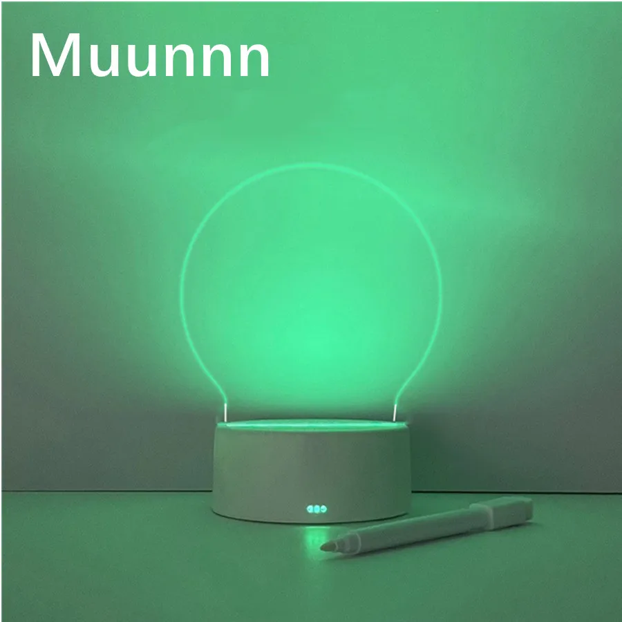Note-Board-Creative-Led-Night-Light-Note-Board-Rewritable-Message-Board ...