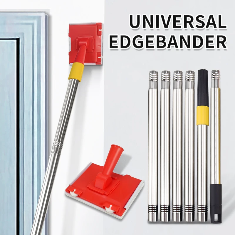 Red Paint Edger Cutting In Home Interior Plastic Wall With Pad Nylon ...