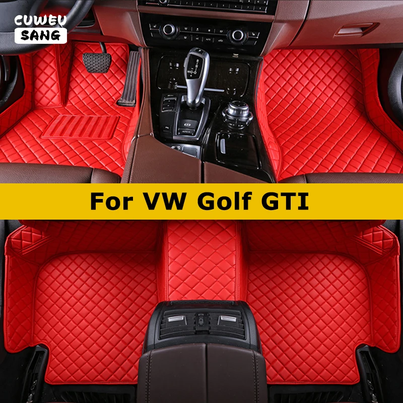 CUWEUSANG-Custom-Car-Floor-Mats-For-VW-Golf-GTI-Auto-Carpets-Foot-Coche ...
