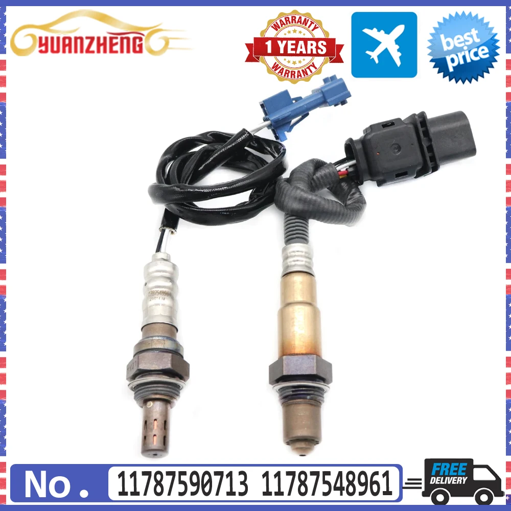 2PCS-Front-Rear-Upstream-Downstream-Air-Fuel-Ratio-Lambda-O2-Oxygen ...