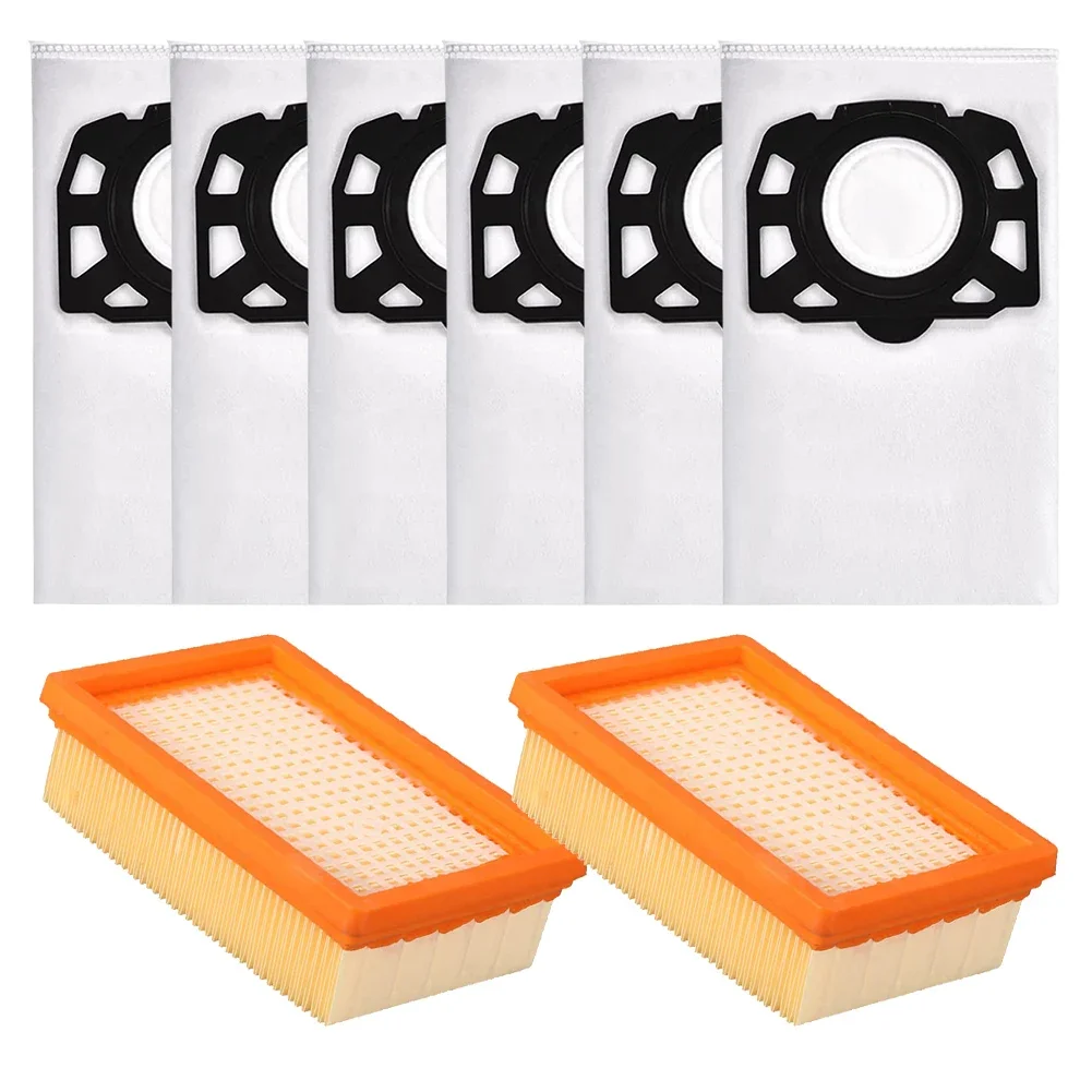 Dust Bag Filter Accessory Set For Kärcher WD4 WD5 WD6 MV4 MV5 Vacuum ...