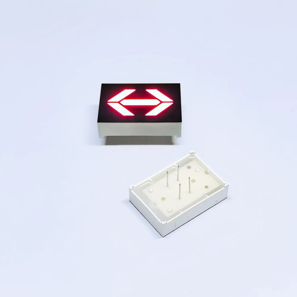 10PCS 32X22mm Arrow Indicator Light 1-inch Red Double Arrow LED Display ...