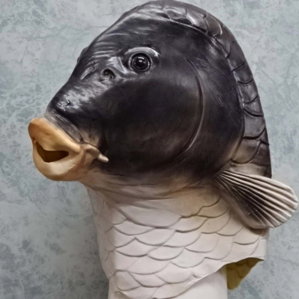 Realistic-Fish-Costume-Mask-Latex-Animal-Head-Mask-Halloween-Costume ...