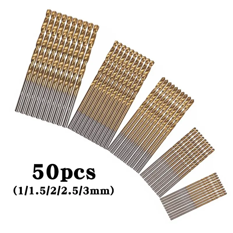 Titanium-Plated-Straight-Shank-Twist-Drill-High-Quality-Mini-Twist ...