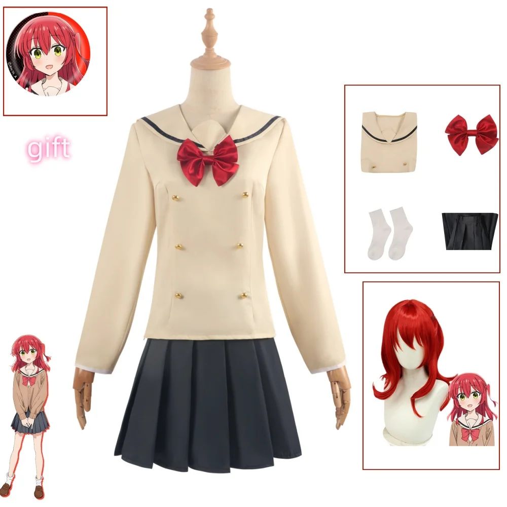 Kita Ikuyo Cosplay Bocchi The Rock Cosplay Kita Ikuyo disfraz JK ...