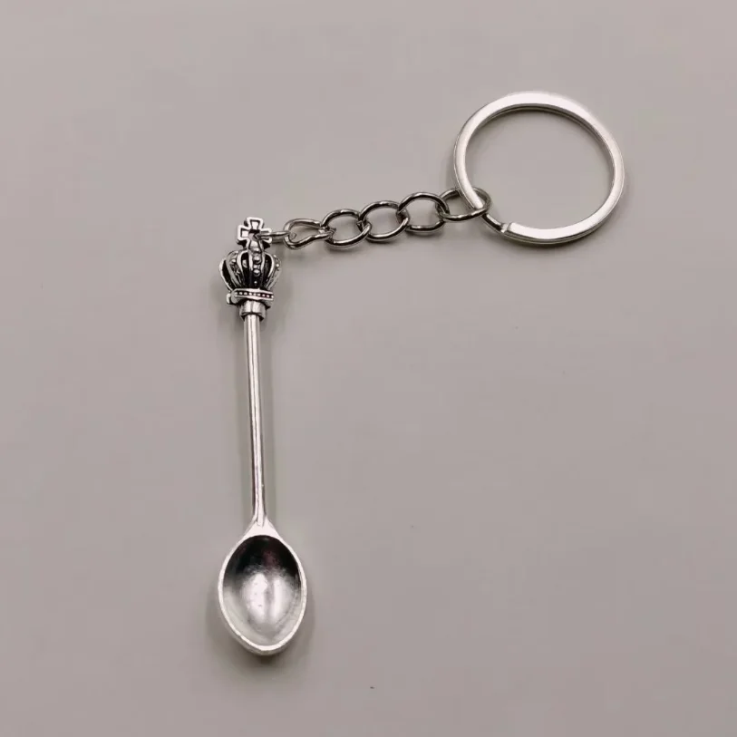 Wonderland-Crown-Inspired-Tea-Spoon-KeyChain-Goth-Knife-Fork-Spoon-For ...