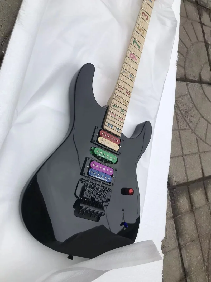 2024-New-high-quality-6-string-digital-electric-guitar-Color-pickups ...