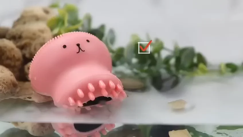 Octopus Shape Silicone Facial Cleansing Brush – Deep Pore Cleaner ...