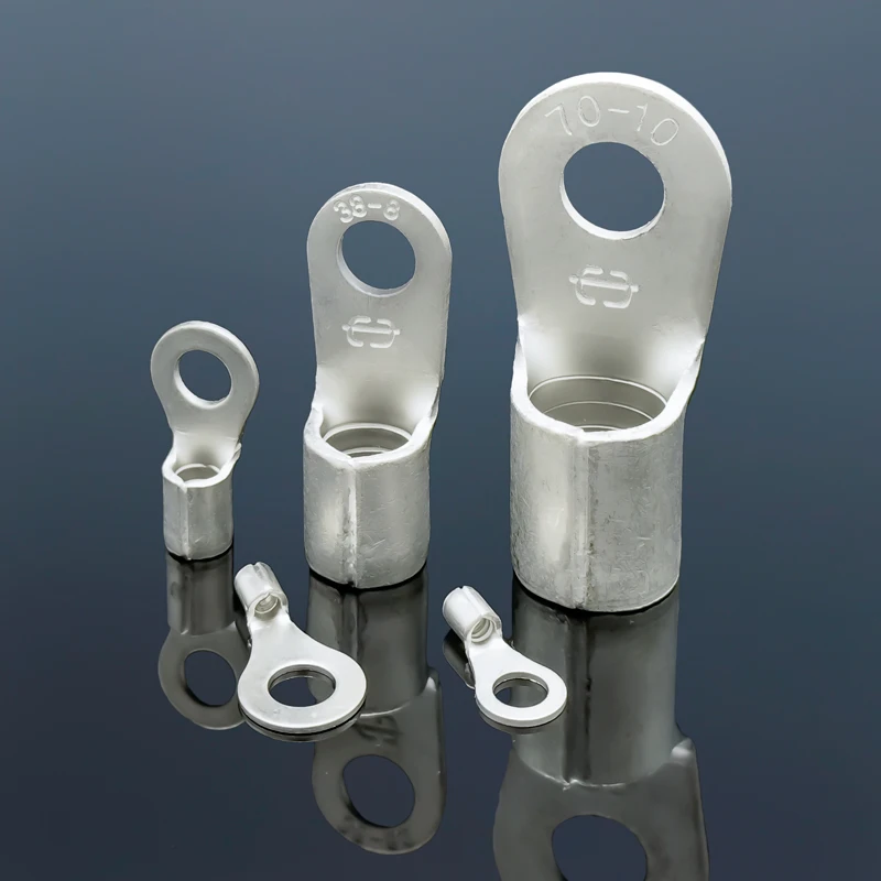 Non Insulated Ring Terminal Use For Cable 0.5-38mm2 AWG22-2 Pure Copper ...