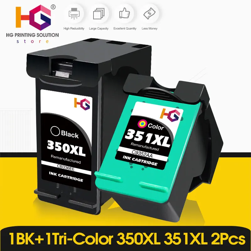 Remanufactured For HP 350 351 HP 350XL 351 XL Ink Cartridge For HP ...