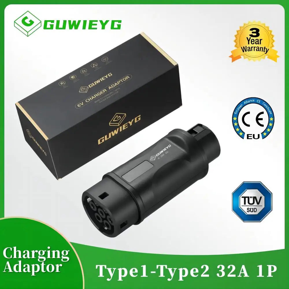 GUWIEYG-EV-Charging-Adaptor-Type1-to-Type2-Adaptor-J1772-to-IEC62196-2 ...