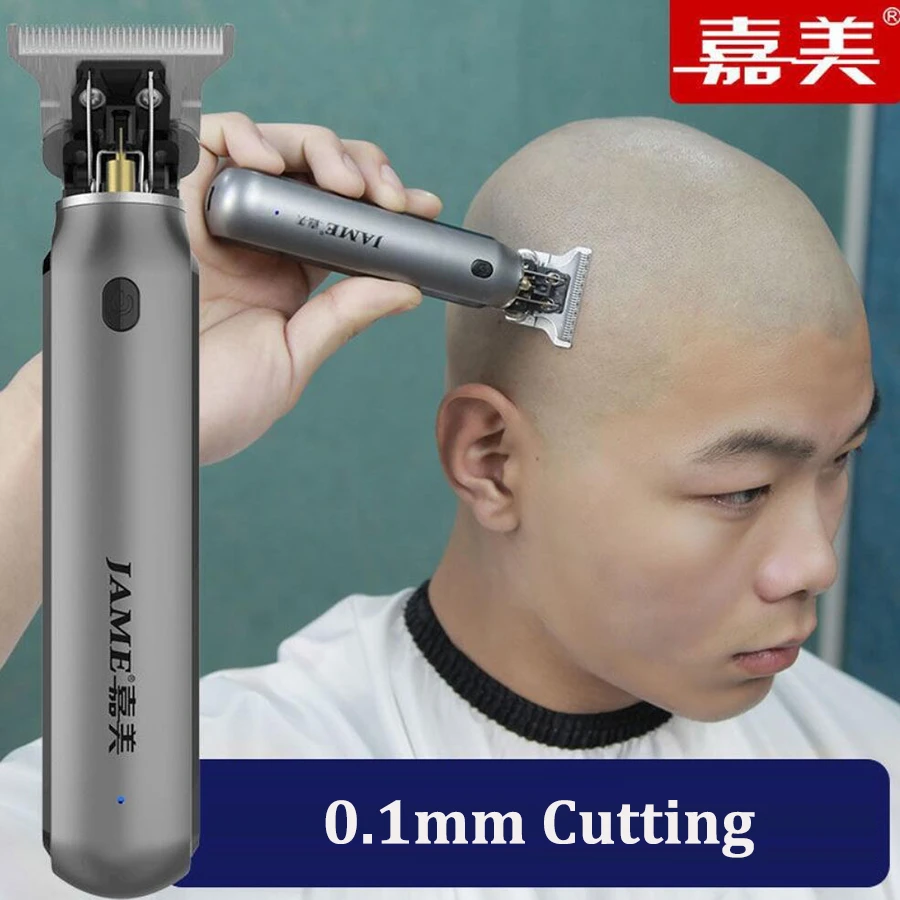 New Professional Hair Clipper Men Electric Cordless Hair Trimmer 0.1mm ...