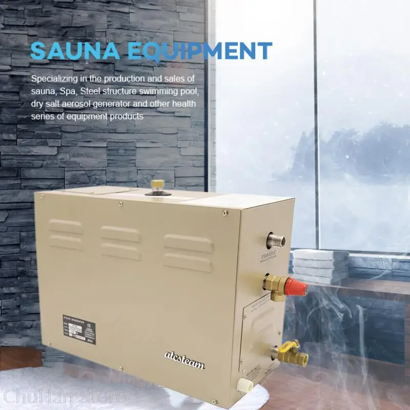 ChuHan 6/7/8/9KW AT-S Sauna Spa Steam Generator For Home Steam Shower ...