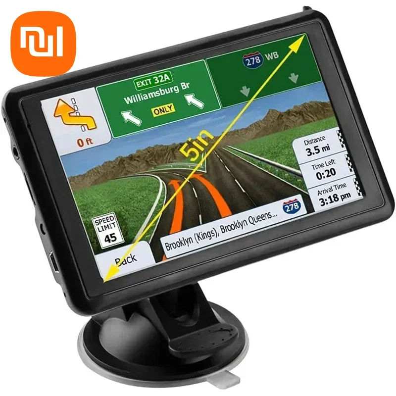 5 inch/7 inch Auto GPS Navigatie HD Touchscreen GPS Navigator Truck 3D ...