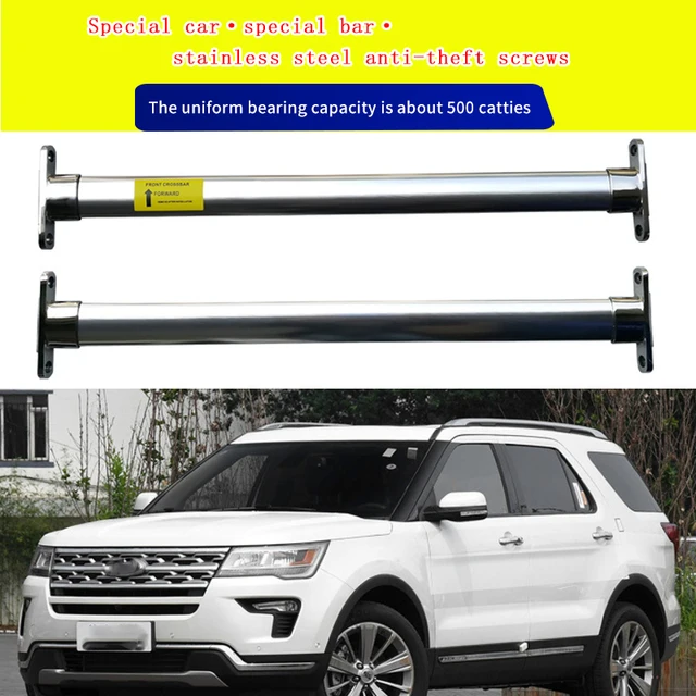 2Pcs-Roof-Bars-for-Ford-explorers-2016-2019-5TH-SUV-Aluminum-Alloy-or ...