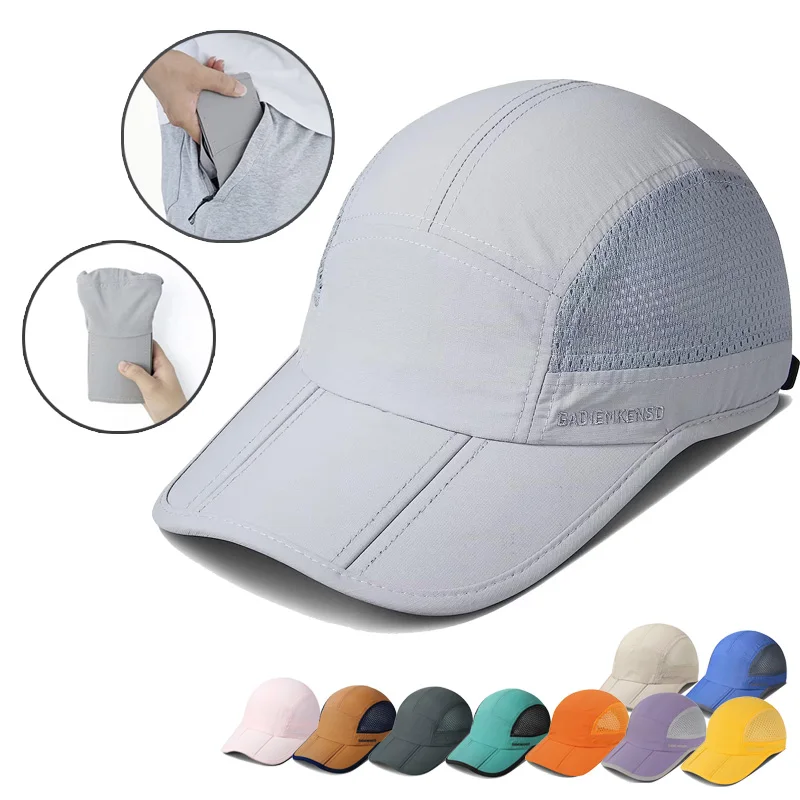 GADIEMKENSD-Men-Women-Folding-Climbing-Peaked-Cap-Baseball-Cap-Outdoor ...