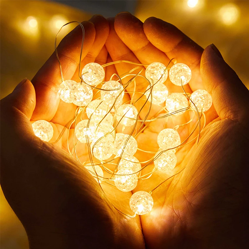 1M-10LED-Cracked-Balls-String-Lights-Battery-Powered-Fairy-Light-Copper ...