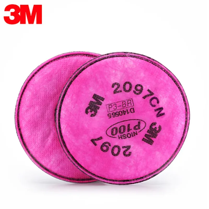 3M-2097-Particulate-Filter-With-Gas-Mask-6200-7502-Use-Series ...