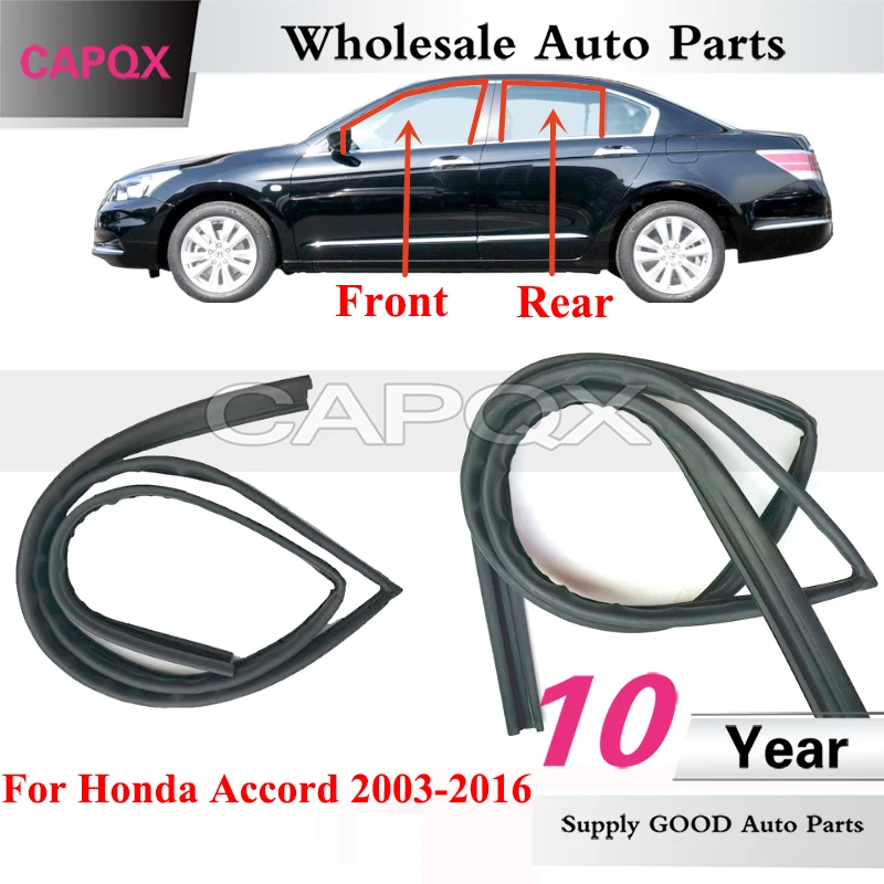 CAPQX For Honda Accord 2003-2016 Car Window Glass Mud Channel Sealing ...