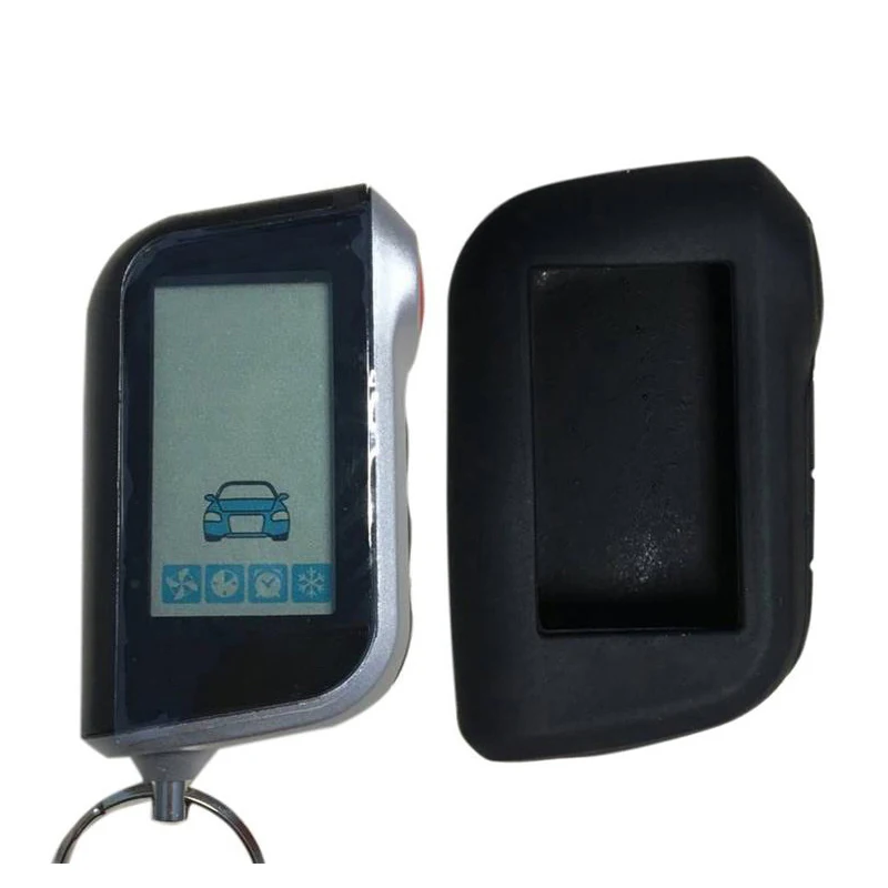 Key-with-Silicone-Cover-For-Starline-A93-Two-Way-Car-Burglar-Alarm ...