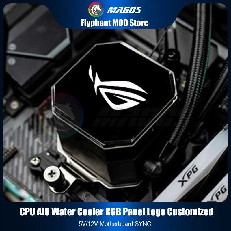 CPU Water Cooling AIO Block Cover RGB Personalizado, Quaisquer imagens ...