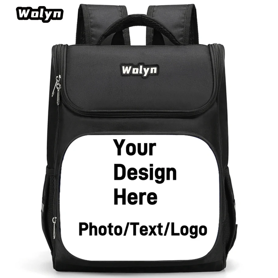 DIY-School-Backpack-with-Multi-Compartment-Two-Size-Opotions-Custom ...