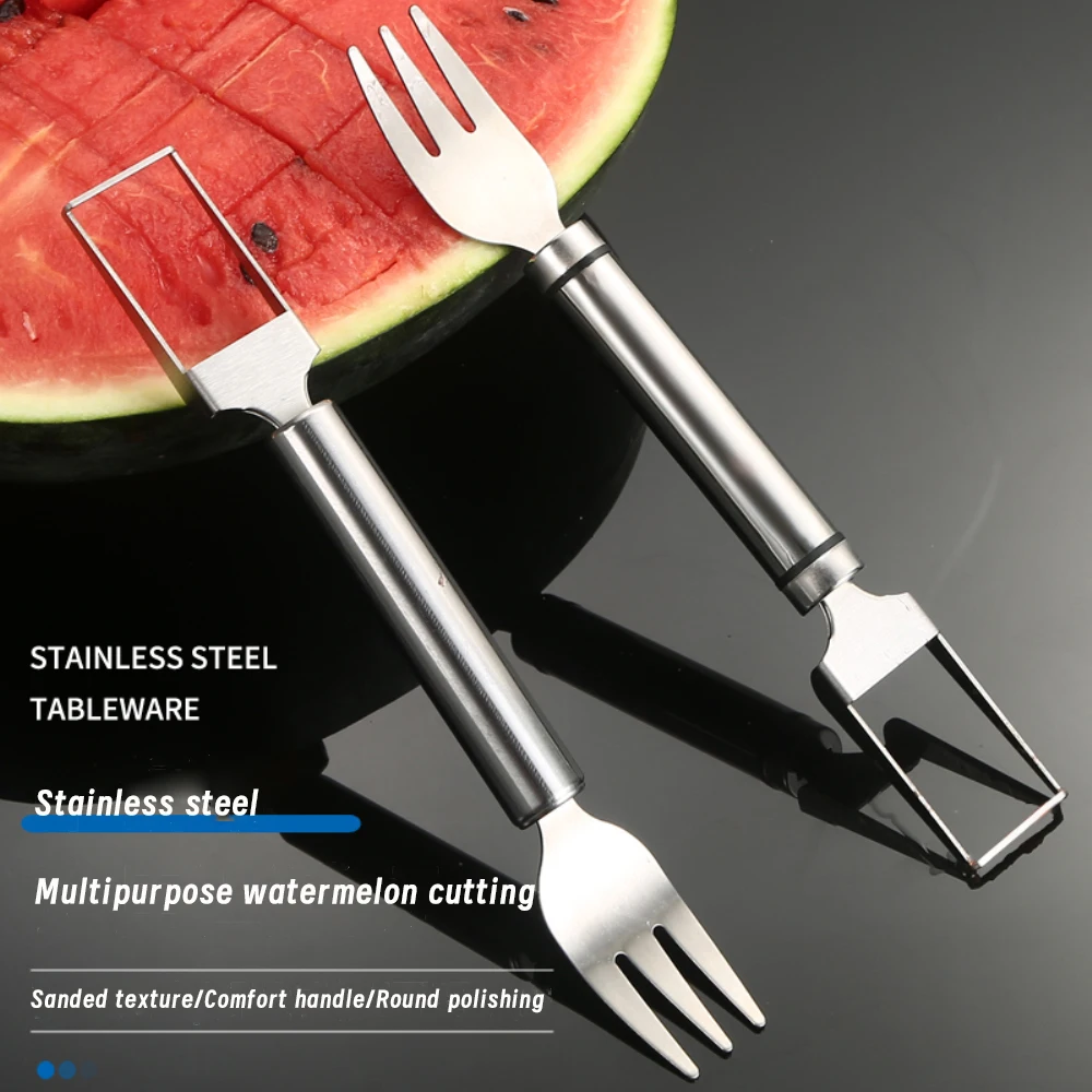 Watermelon-Fork-2-In-1-Stainless-Steel-Portable-Kitchen-Fruit-Cutting ...