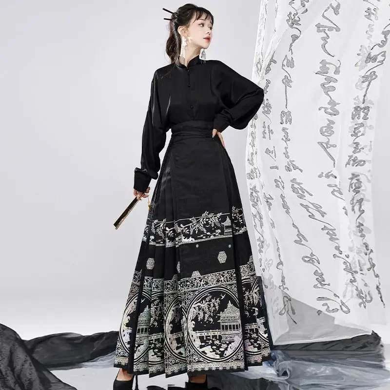 Heavy-Industry-Ming-Dynasty-Symphony-Horse-Face-Skirt-Female-Gothic ...