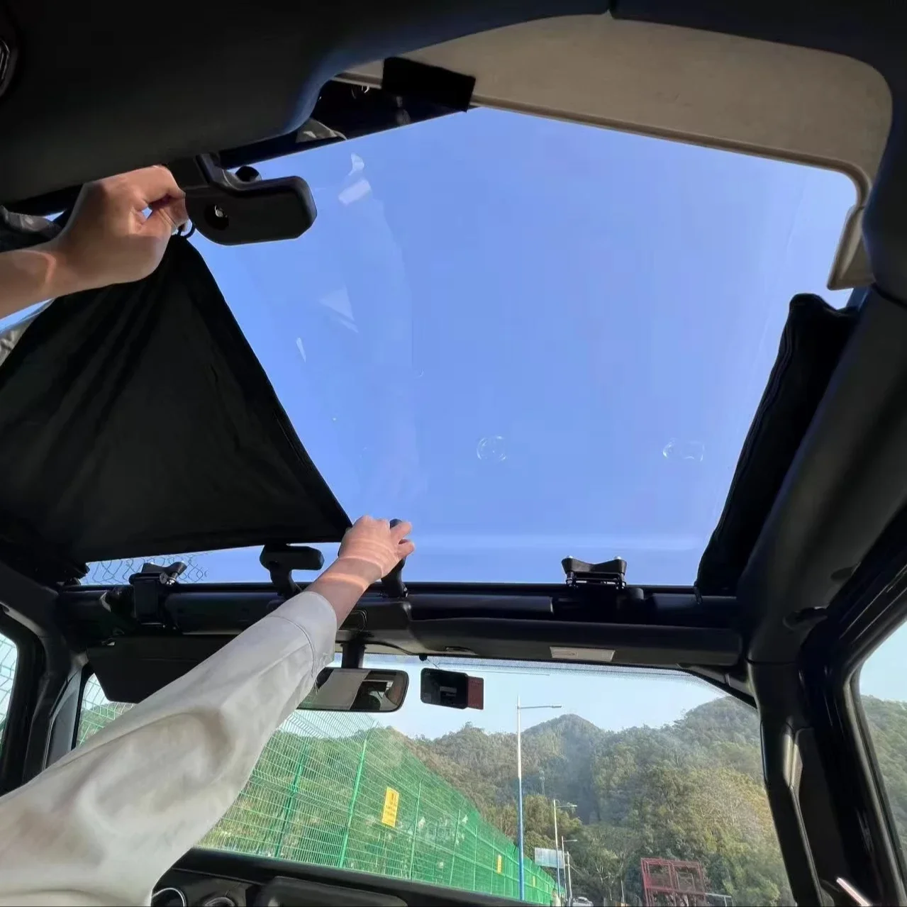 Transparent Roof for Jeep Wrangler JL Modified Soft Roof Transparent ...