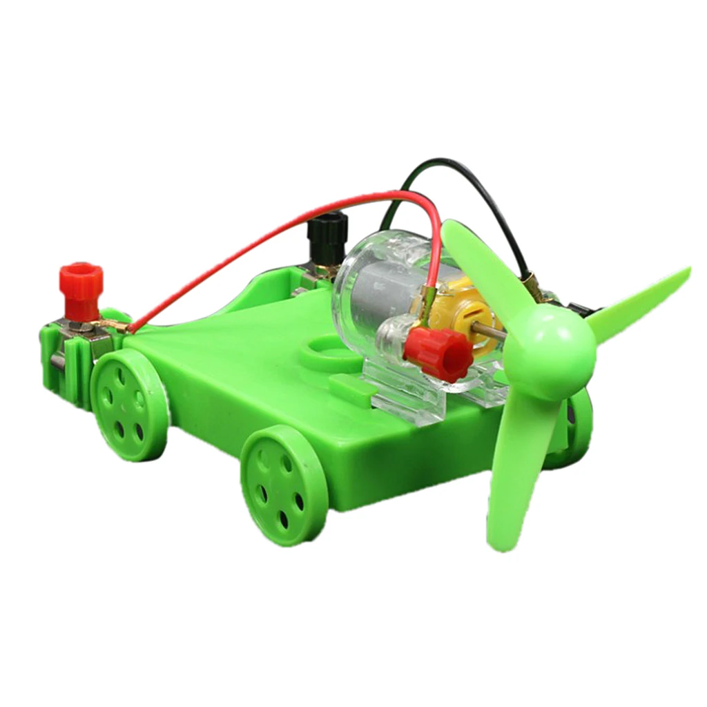 DIY Wind Power Car Science Educational Model Assembled Toys for Kids ...