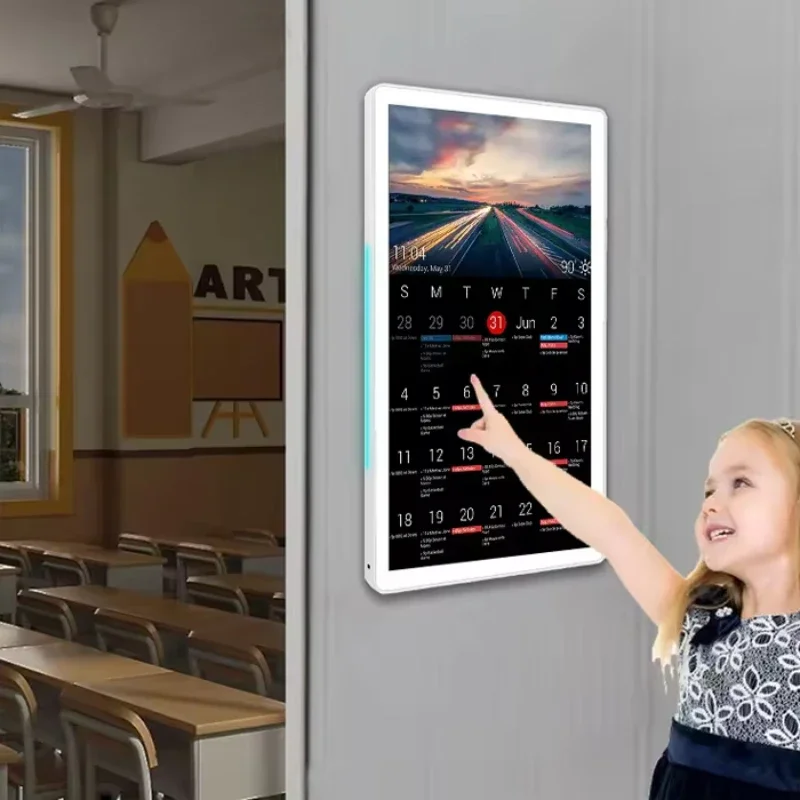 Wall-Mount-Lighted-Touch-Screen-Display-Support-Google-Calendar-Android ...