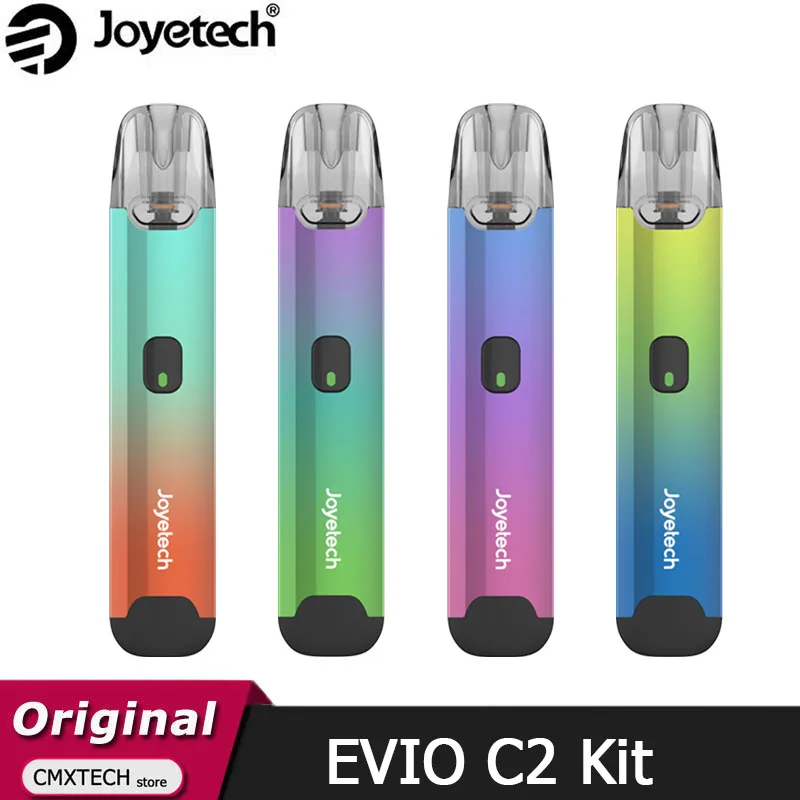 Original-Joyetech-EVIO-C2-Pod-Kit-800mAh-Battery-18W-Vape-2ml-EVIO-C ...