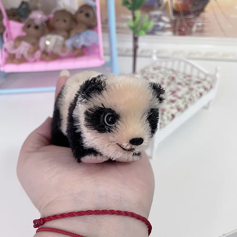 5inch Full body Soft Silicone Reborn Animal Panda Cute Panda Hand ...