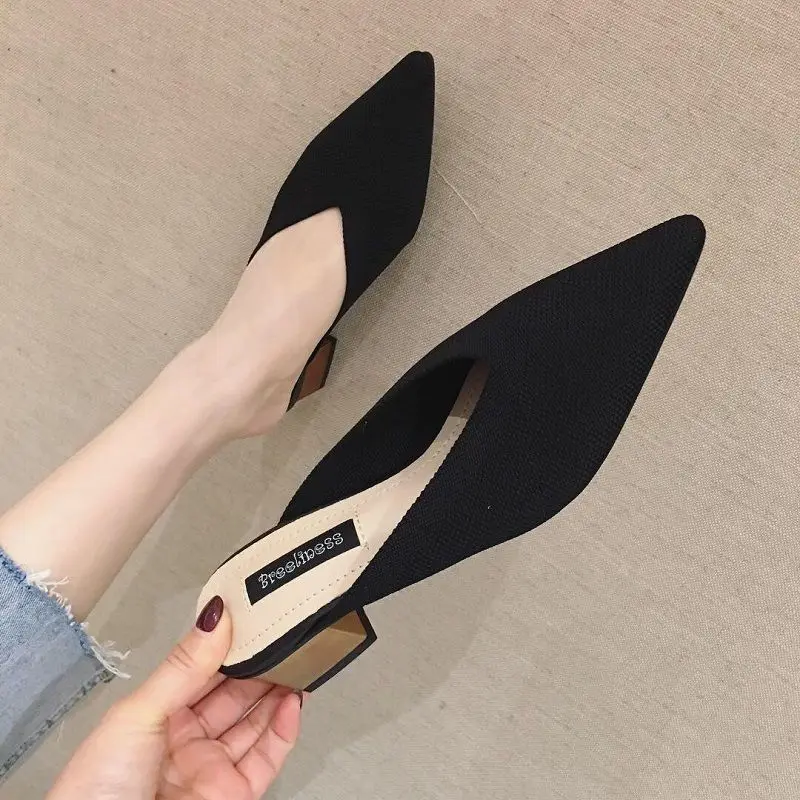 Summer-2024-with-Heel-Slides-Pointed-Toe-Shoes-Mules-Women-s-Slippers ...